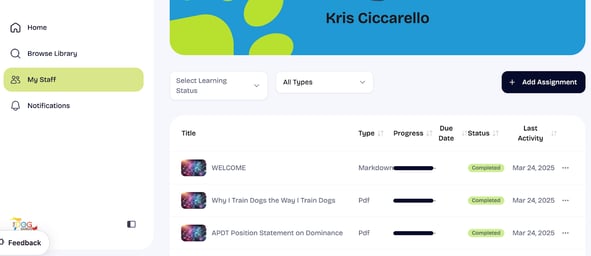 How do I know if I've completed a course?